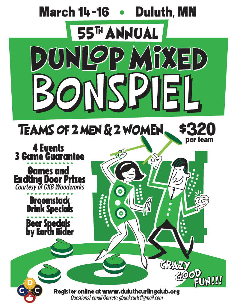 Duluth Curling Club - Dunlop Mixed Bonspiel-Bonspiels